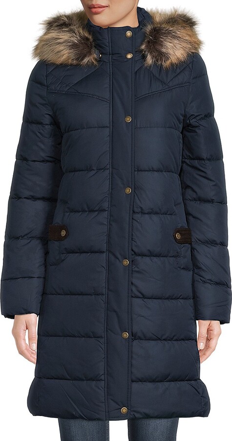 Barbour Faux Fur Lined Hood Parka Jacket - ShopStyle