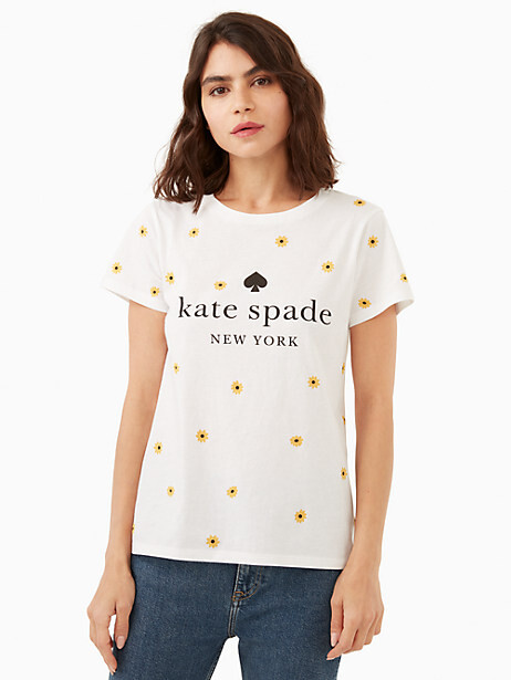 Kate Spade Daisy Logo Tee - ShopStyle T-shirts