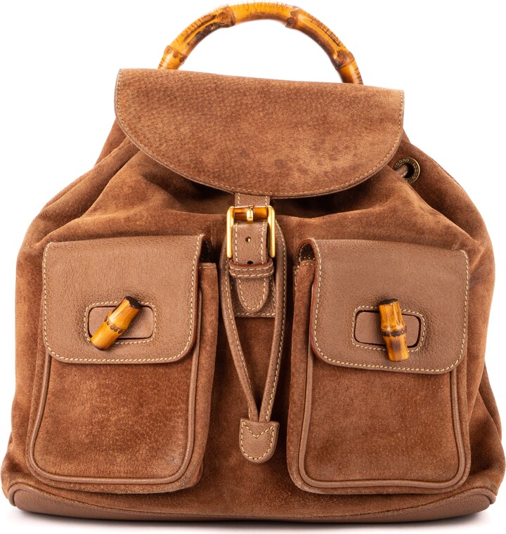 Gucci Large Bamboo Backpack - ShopStyle
