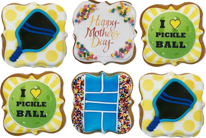 Etsy Pickleball Mothers Mix - Set Of 6 Crunchy Shortbread Cookies ...