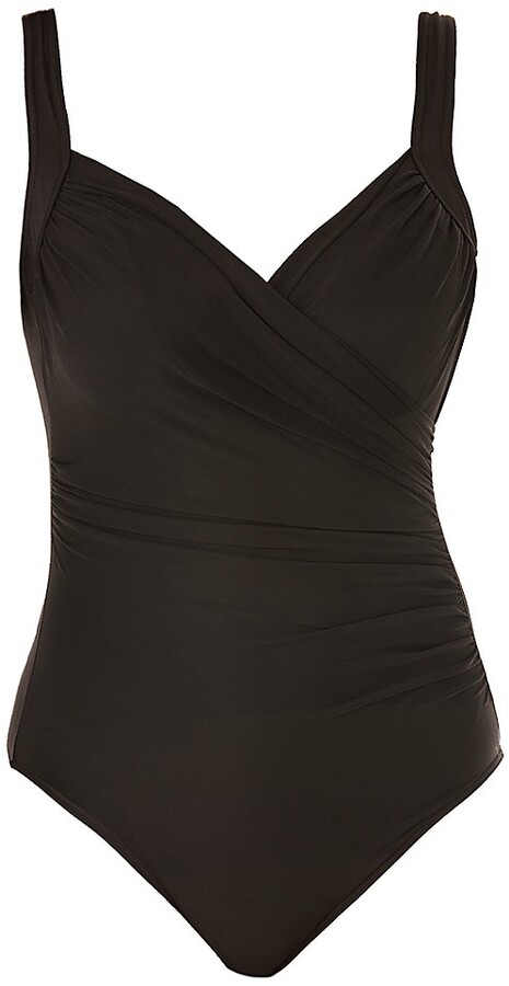 Miraclesuit DD Sanibel Gathered One-Piece Swimsuit - ShopStyle