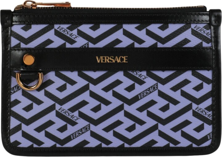 Versace La Greca Signature Modular Pouch - ShopStyle Wallets & Card Holders