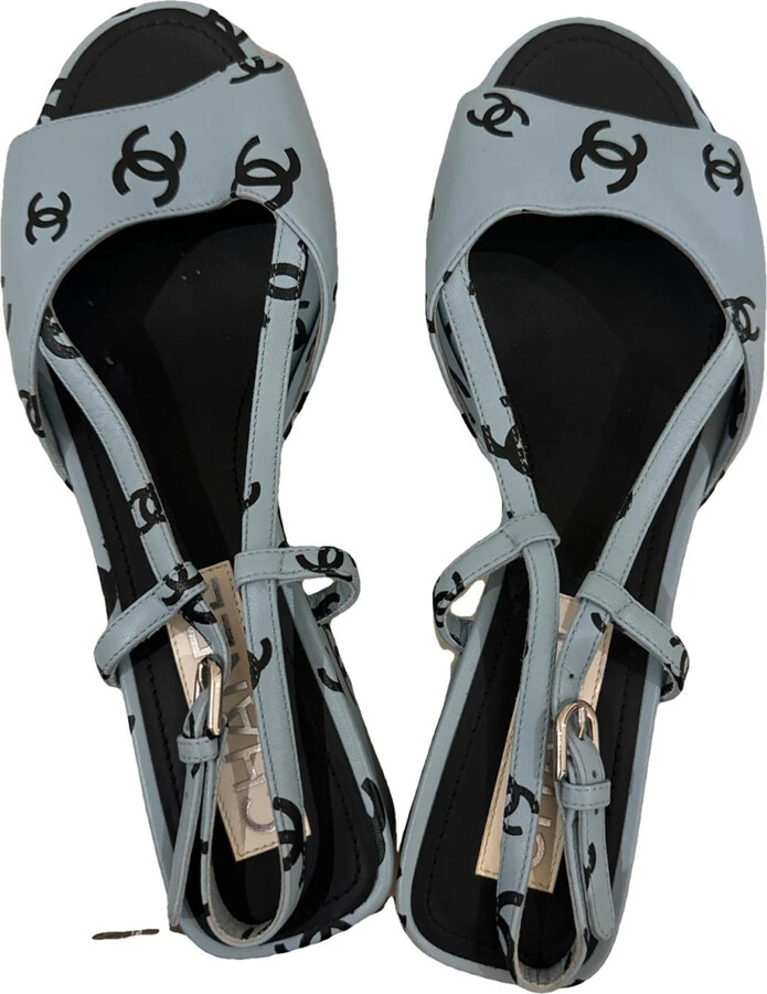 Chanel Leather sandals - ShopStyle