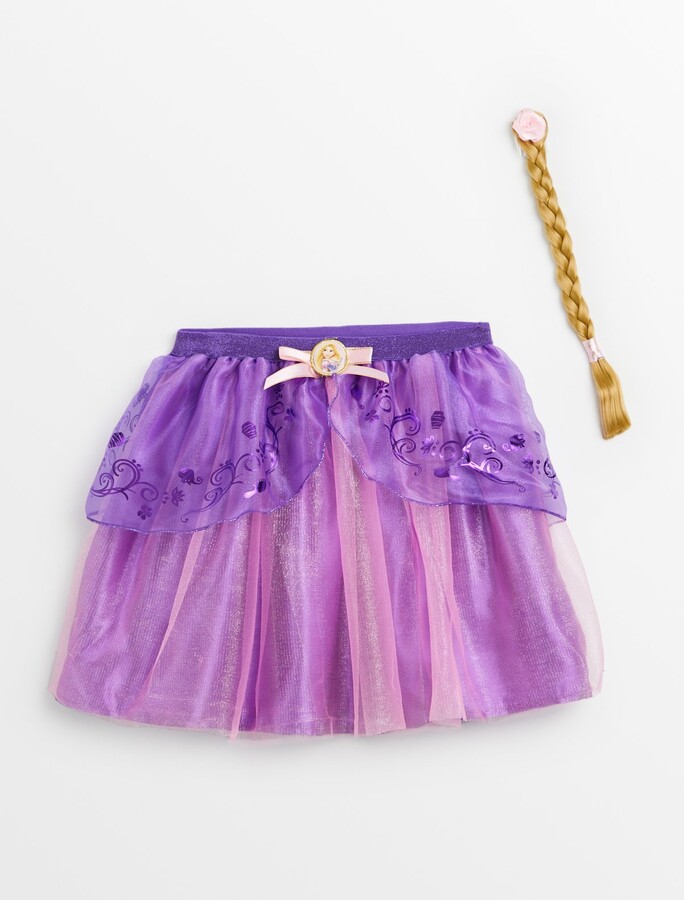 Disney Princesses Purple Disney Princess Rapunzel Tutu Skirt & Hair Plait - ShopStyle