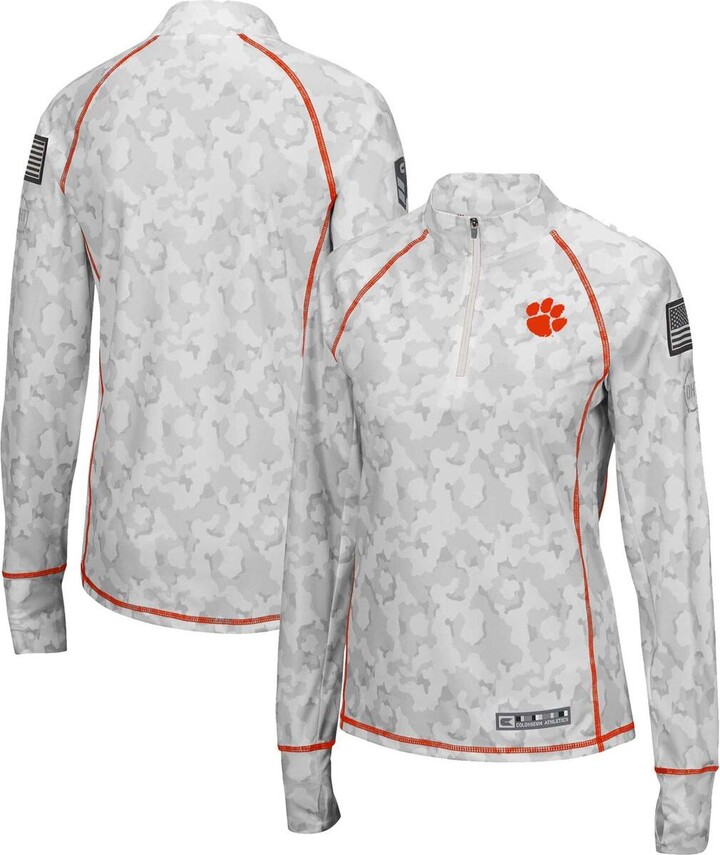 Colosseum Women's White Clemson Tigers Oht Military-Inspired ...