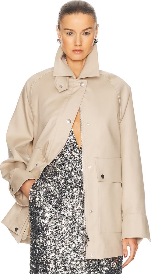 Brandon Maxwell The Celine Jacket in Beige - ShopStyle