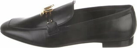 Louis Vuitton Monogram Leather Loafers - ShopStyle