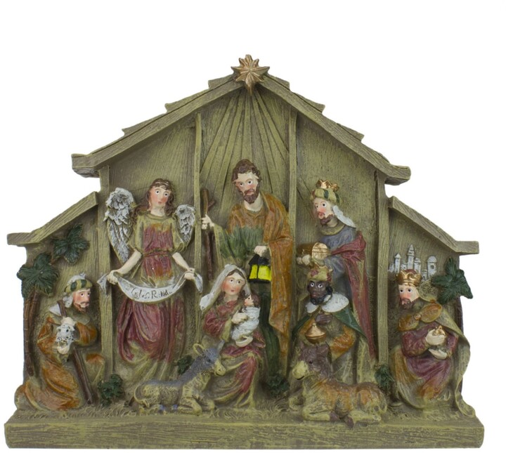 Northlight Table top Nativity Scene Christmas Figure Decoration ...
