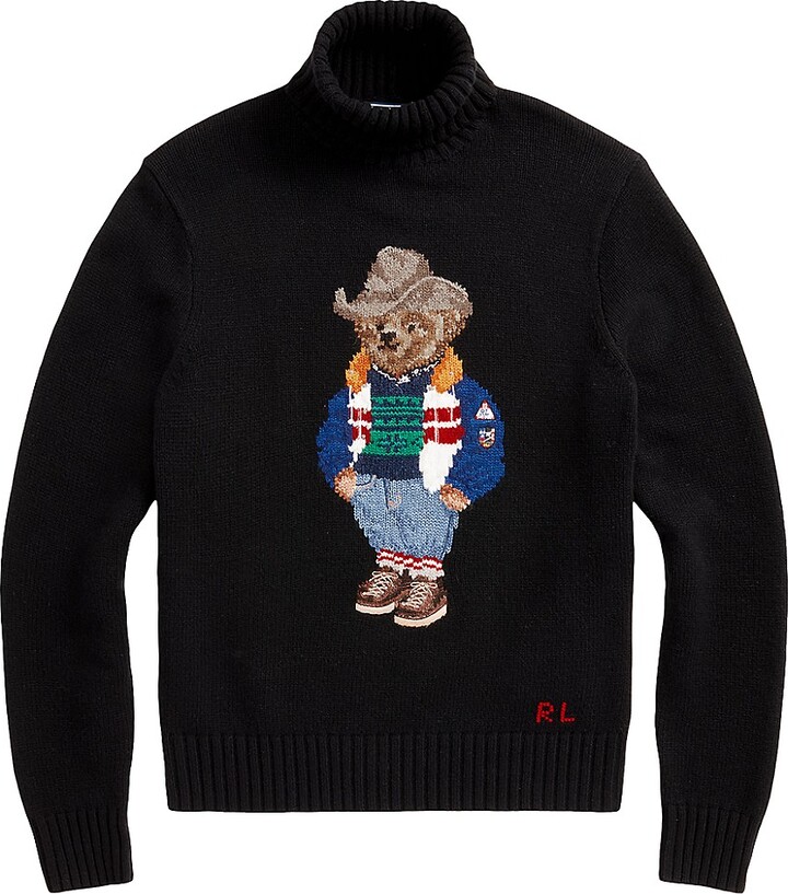 Polo Ralph Lauren Polo Bear Turtleneck Sweater - ShopStyle