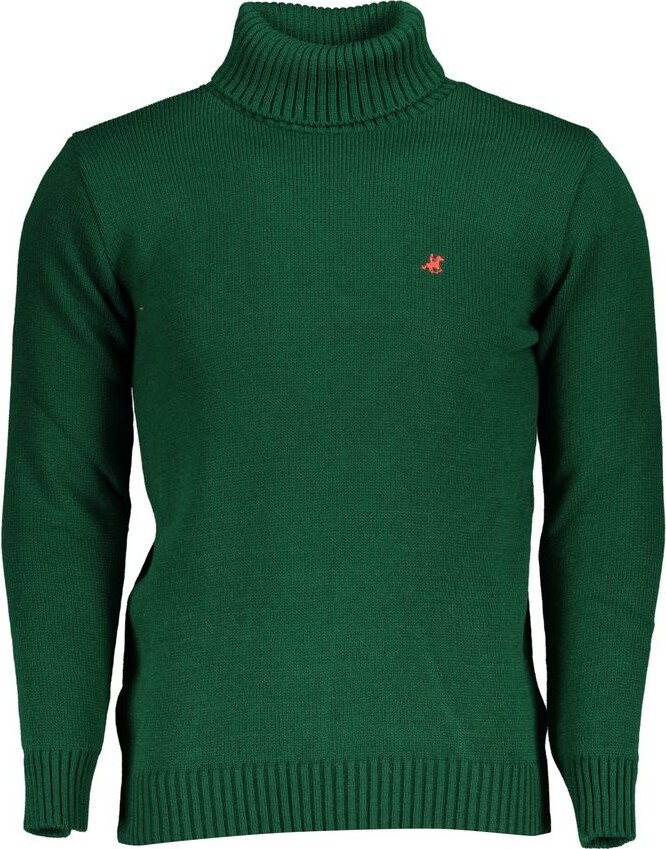 U.S. Grand Polo U. S. Grand Polo Elegant Turtleneck Embroide Men's ...