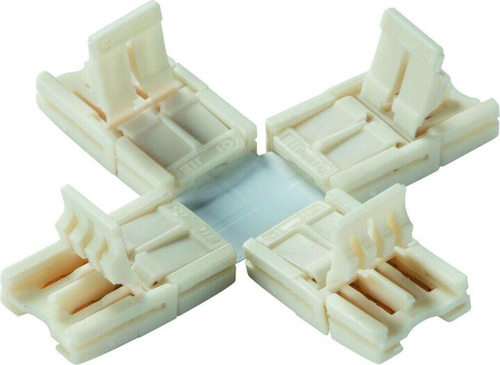 Loops LED Strip Tape 4 Way Female Cross Coupler Connector IP20 Lighting ...