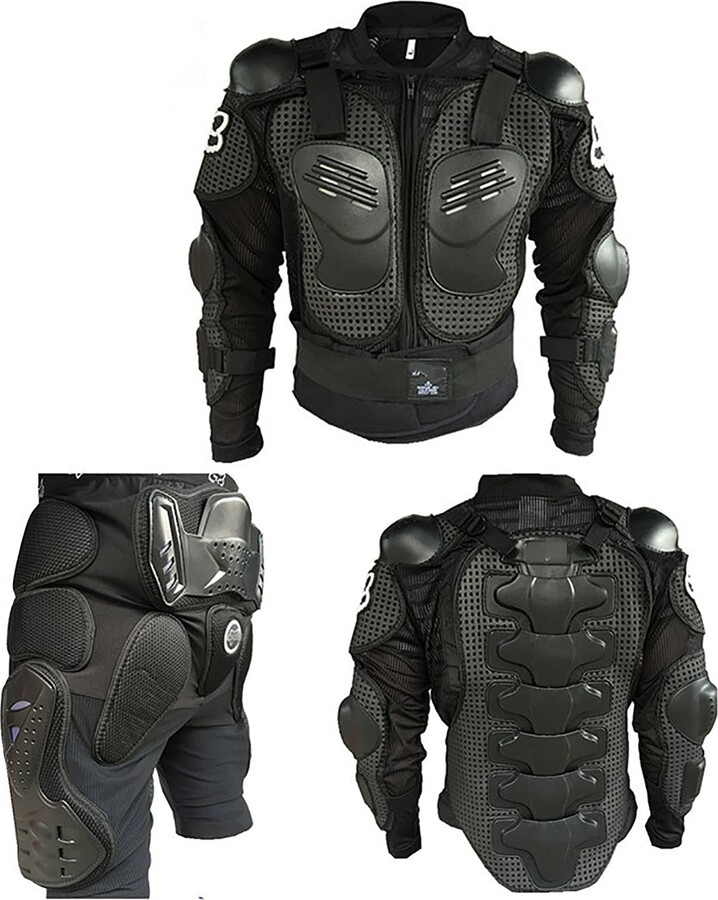 SJAPEX Motorcycle Motorbike Full Body Armor Armour Protective Gear ...
