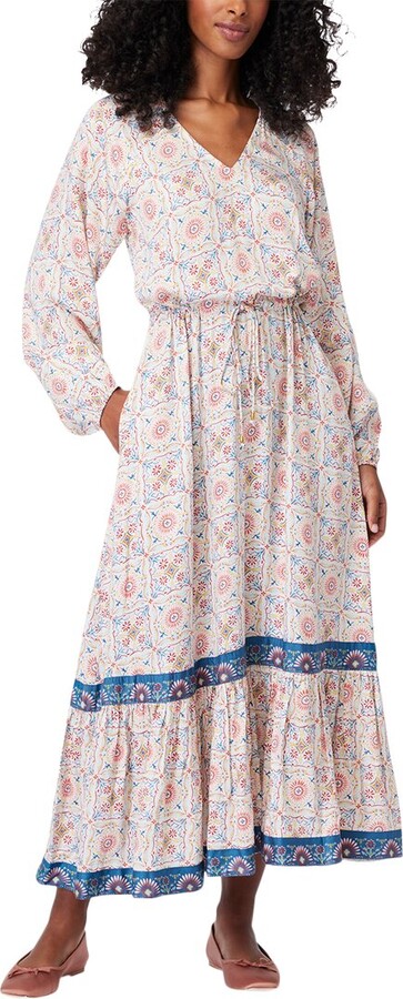 Roller Rabbit Mosaic Tile Border Olaya Maxi Dress - ShopStyle
