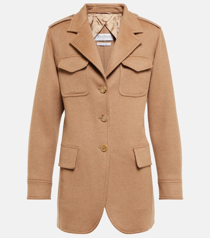 Max Mara Camel hair jacket - ShopStyle