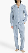 Hamilton And Hare Striped cotton-poplin pajama pants - ShopStyle Bottoms