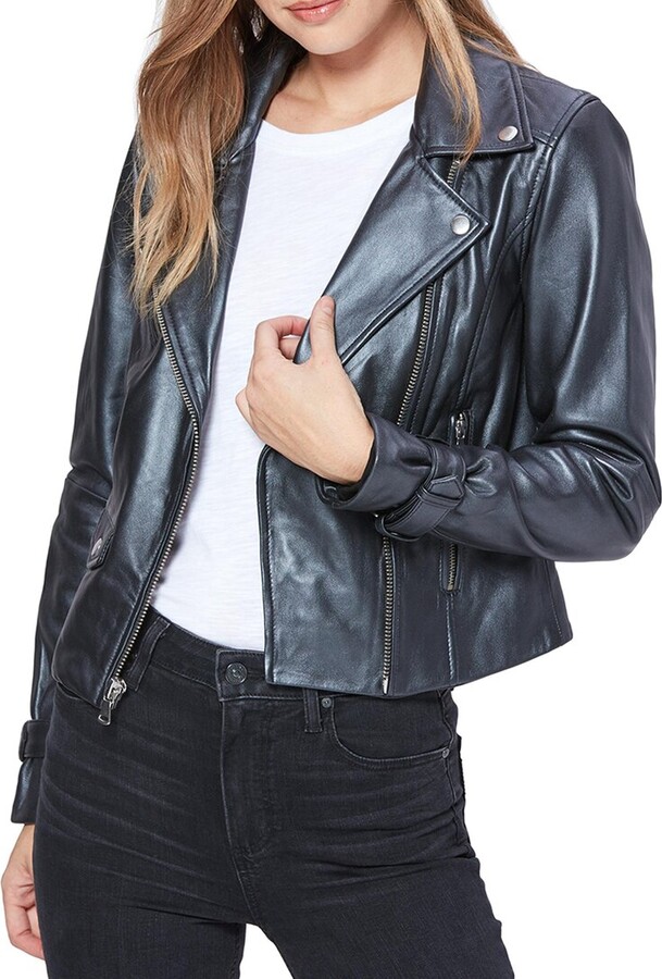 Paige Denim Ashby Leather Jacket - ShopStyle