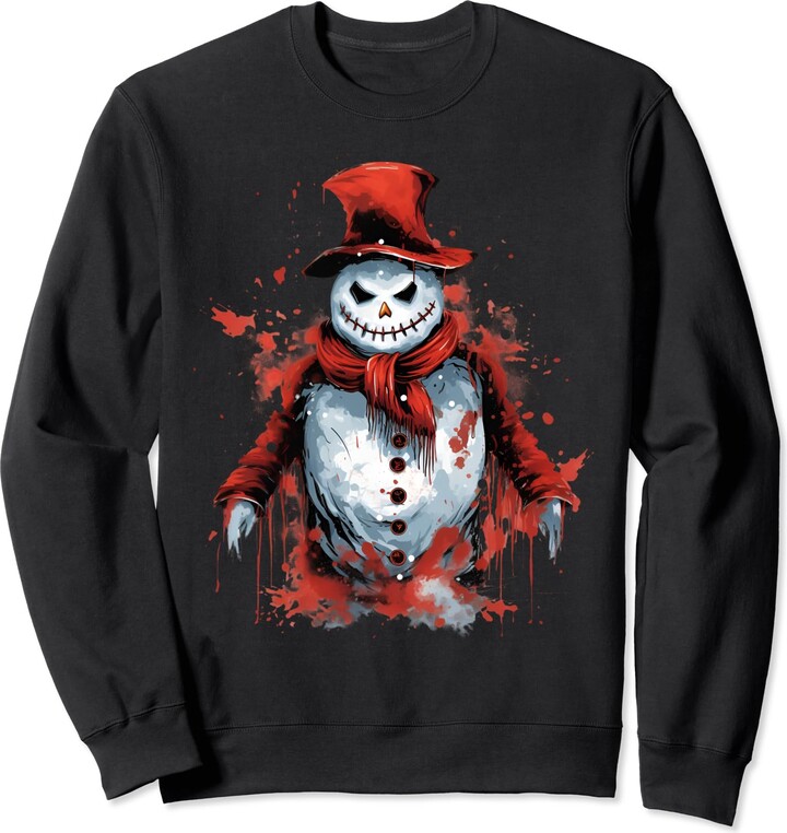 Sinister Snow Figure's Red Grin Inspiration Graphic Design A Sweatshirt ...