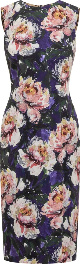 Dolce & Gabbana Peony Print Dress - ShopStyle