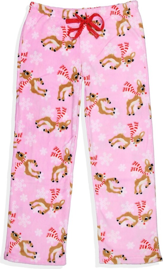 Seven Times Six Rudolph The Red-Nosed Reindeer Women's Fleece Plush ...