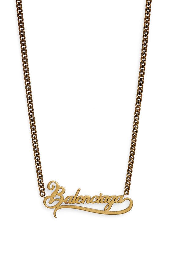 Balenciaga Typo Valentine Necklace - ShopStyle