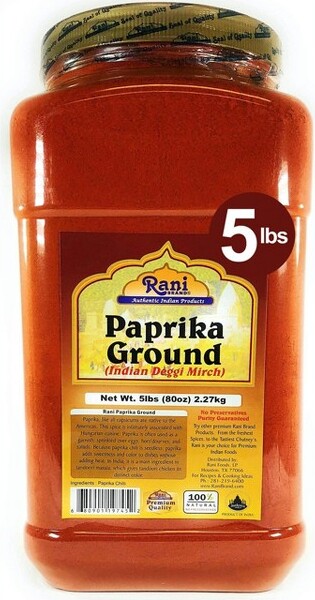 Rani Brand Authentic Indian Foods Paprika (Deggi Mirch) Ground - 80oz ...