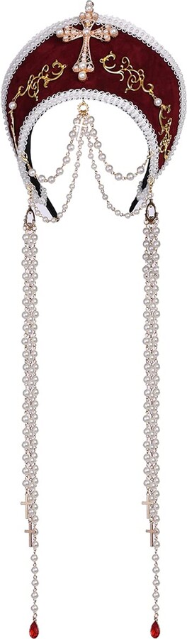 GRACEART Anne Boleyn Hat Headpiece Elizabethan Headwear Tudor Coronet ...