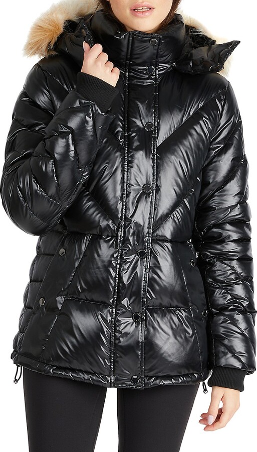 Pajar Faux Fur Trim Quilted Down Puffer Coat - ShopStyle