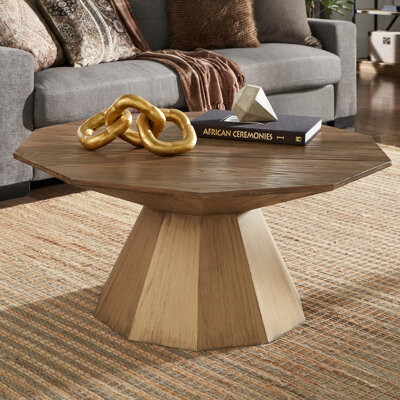 The Twillery Co. Rochford Solid Wood Block Coffee Table - ShopStyle