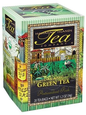 Hawaiian Islands Tea Hawaiian Island Tea Company Organic Green Tea ...