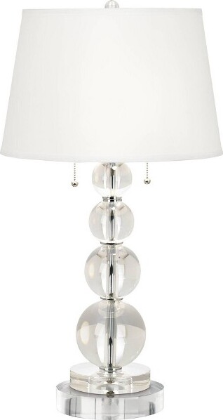 Vienna Full Spectrum Modern Table Lamp 28" Tall with Round Riser ...