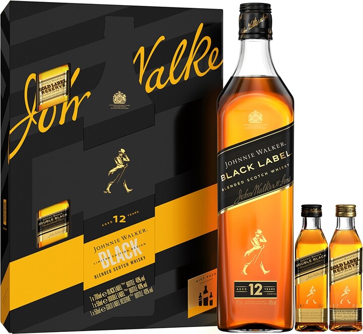 Johnnie Walker Whisky Black Label 12 Year Old Blended Scotch Whisky ...