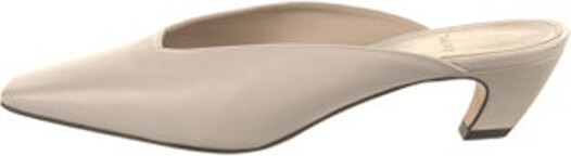 Theory Leather Mules - ShopStyle