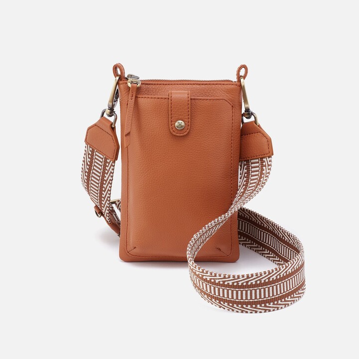 Hobo Cass Phone Crossbody In Pebbled Leather - Butterscotch - ShopStyle