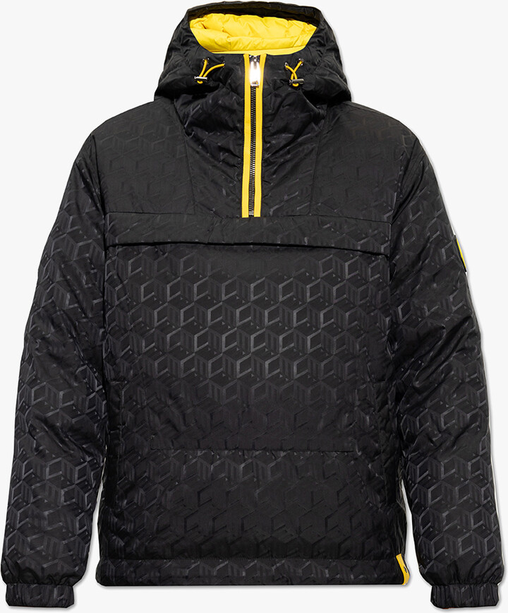 MCM Patterned Down Jacket - Black - ShopStyle