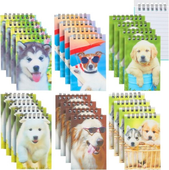 Juvale 24 Pack Mini Notebooks for Kids Party Favors, Stocking Stuffers ...