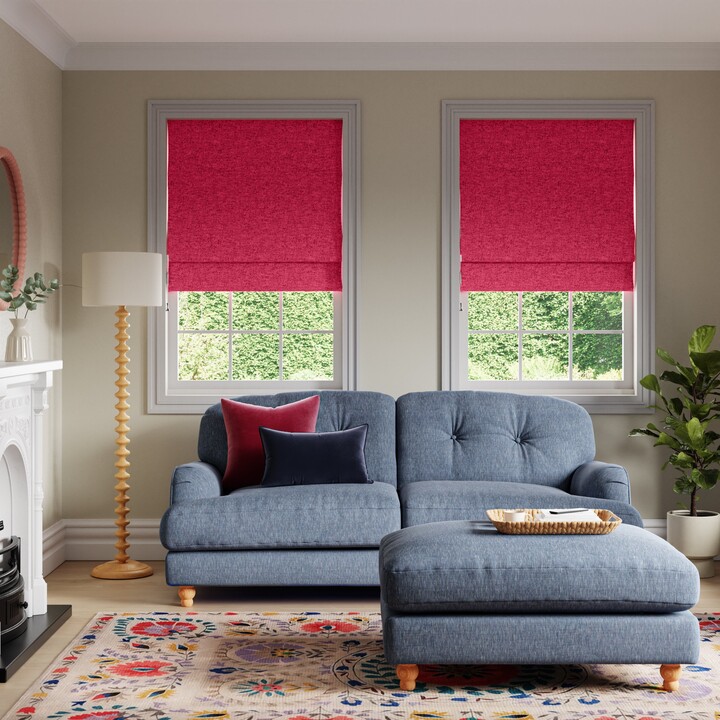 Dunelm Luna Raspberry Blackout Roman Blind Raspberry - ShopStyle Decor