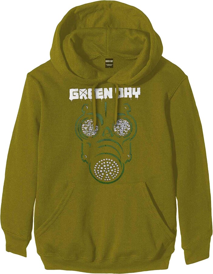 Green Day Gas Mask Hoodie - ShopStyle