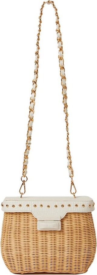 btb Los Angeles Mason Rattan Crossbody - ShopStyle