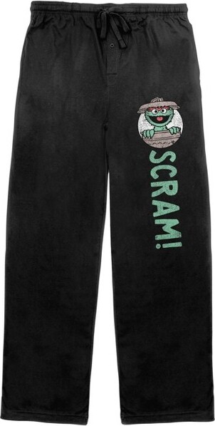Scram! Oscar the Grouch Men's Black Sleep Pajama Pants-XXL - ShopStyle