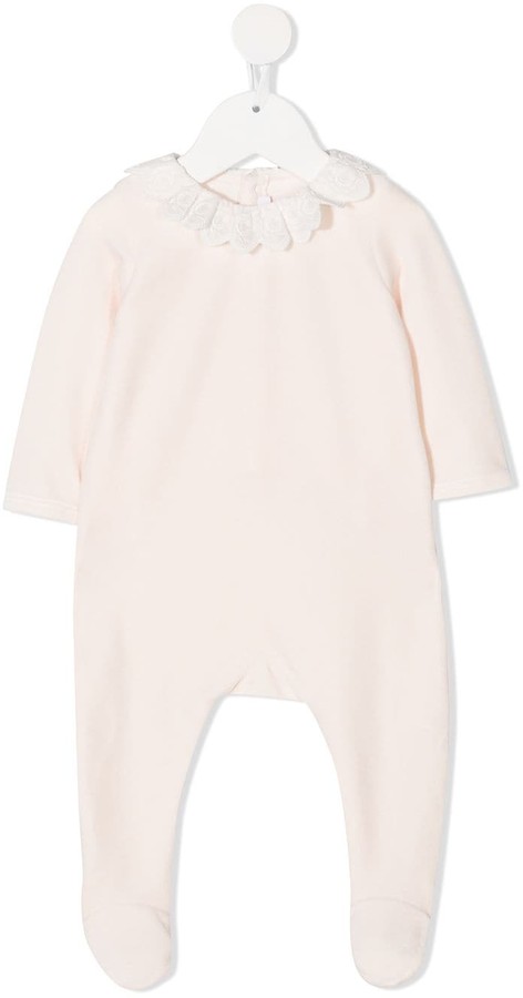 Chloé Children Logo Monogram Collar Baby Grow - ShopStyle Girls' Bodysuits