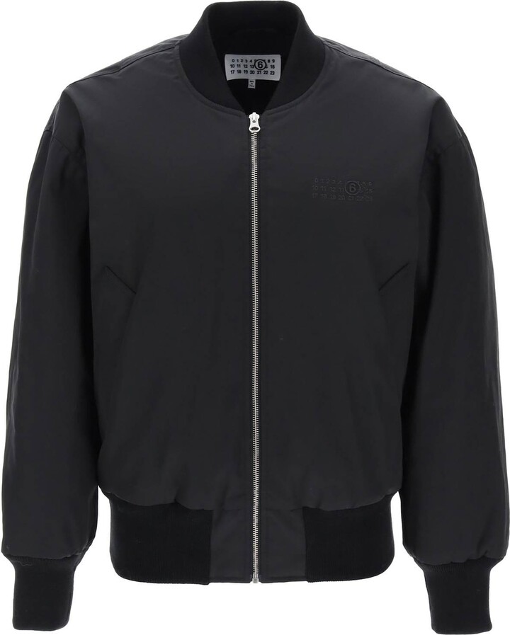 MM6 MAISON MARGIELA Technical cotton bomber jacket - ShopStyle