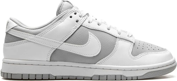 Nike Dunk Low "White/Grey" sneakers - ShopStyle