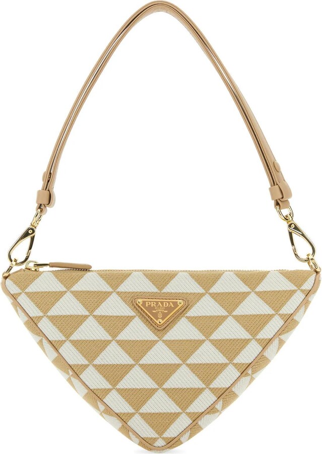 Prada Embroidered Fabric Mini Symbole Shoulder Bag - ShopStyle