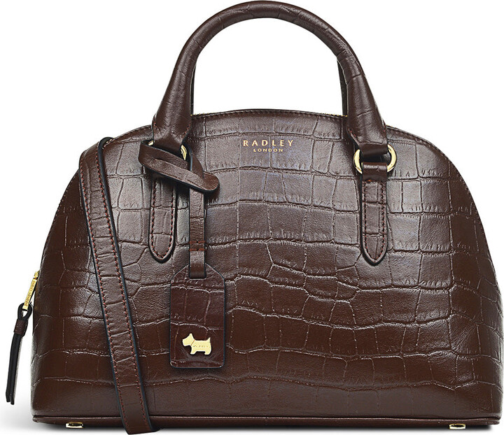 Radley London Chelsea Faux Croc - Small Zip Top Satchel - ShopStyle