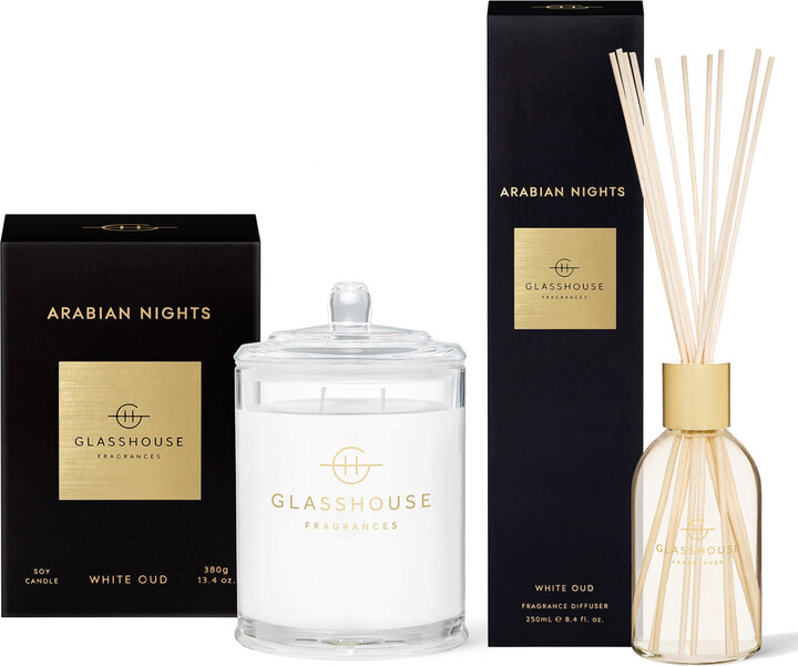 Glasshouse Fragrances Glasshouse Arabian Nights Candle and Liquid ...