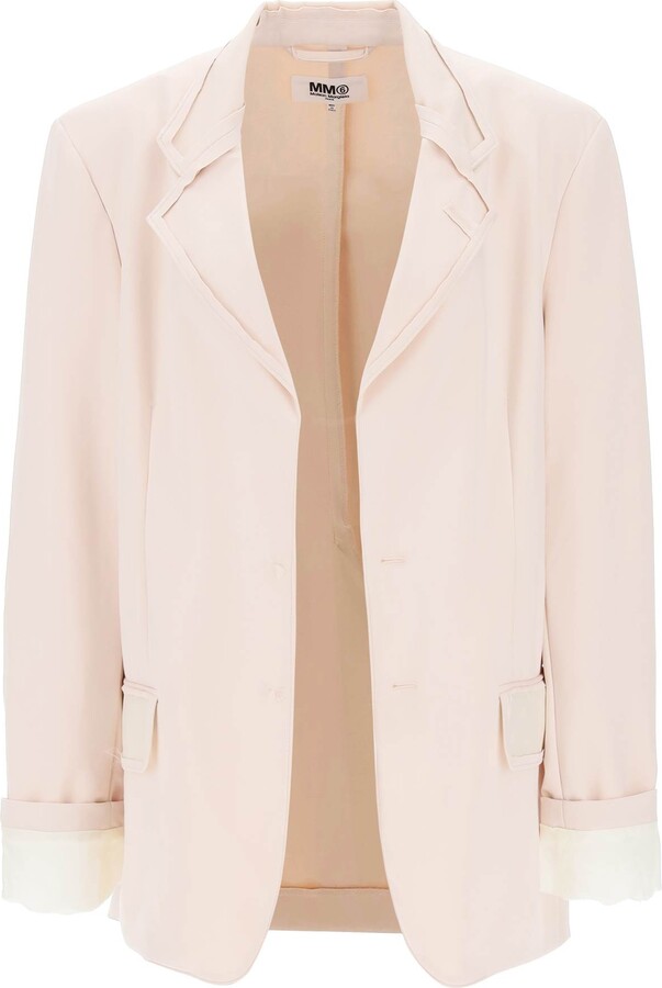 MM6 MAISON MARGIELA Inside-out Effect Deconstructed Jacket - ShopStyle ...