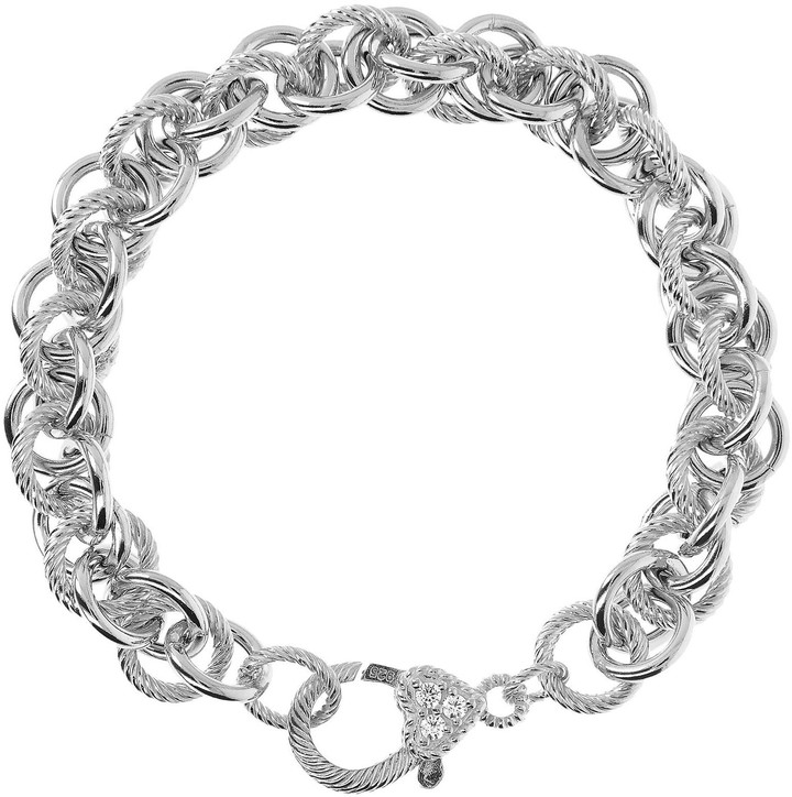 Judith Ripka Verona Sterling Multi-Link Bracelet, 20.0g - ShopStyle