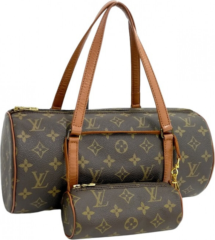 Louis Vuitton Papillon leather handbag - ShopStyle Tote Bags