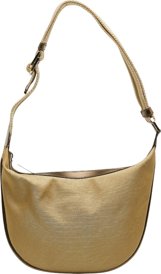 Gucci Sherry Gold Canvas Shoulder Bag (Pre-Owned) - ShopStyle
