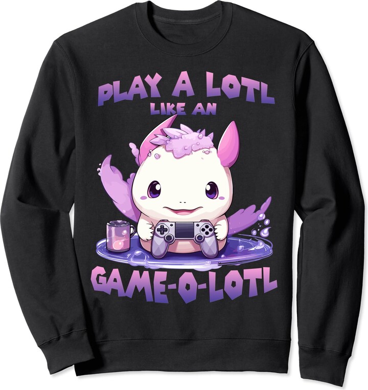 Axolotl Gamer T Otaku Gift for Manga Fans Cute Axolotl T for Gamers ...